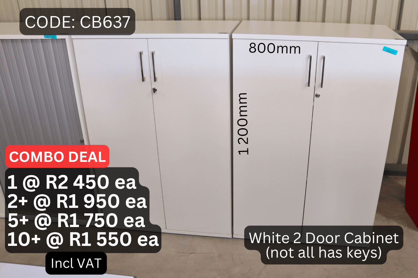 Second Hand Cabinets and Shelving, Optiplans and Credenzas